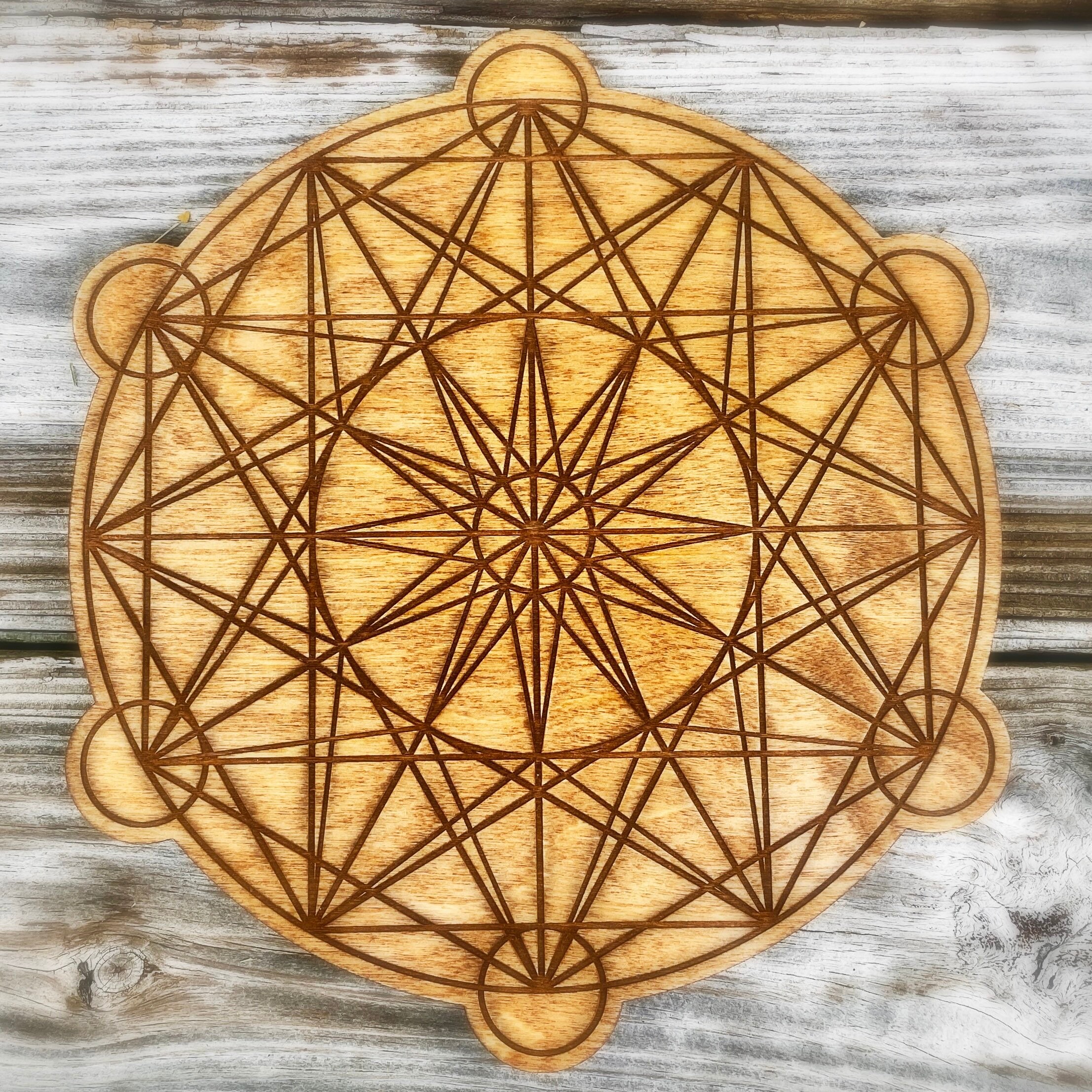 Crystal Grid, 12 Point Star Crystal Grid, Sacred Geometry Crystal Grid ...