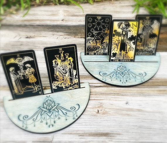 Large Tarot Card Stand Tarot Card Holder Tarot Card of the - Etsy