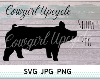 Show Pig Clip Art | Etsy