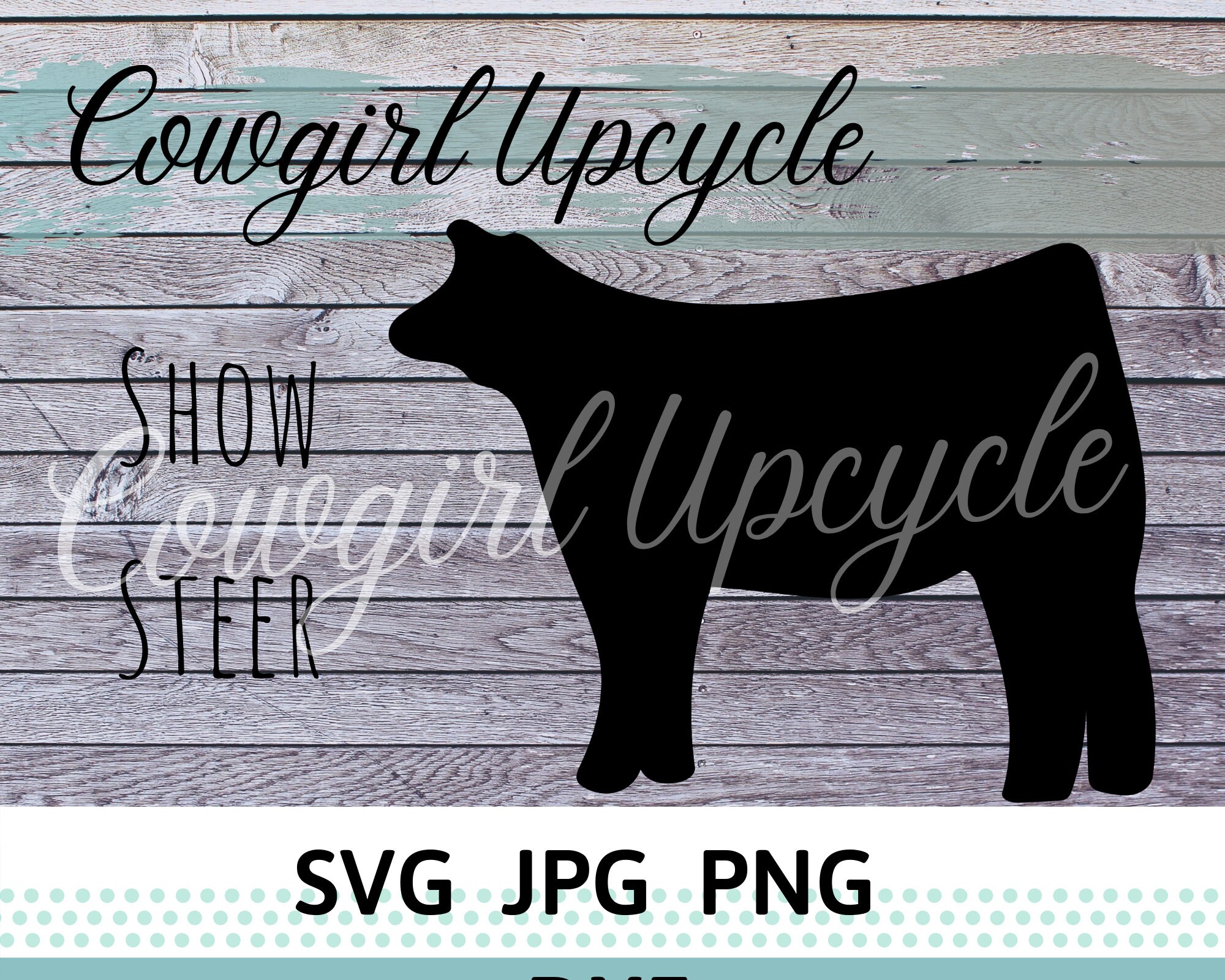 SVG Cut Files | Instant Download | Digital Clip Art | Show Steer ...