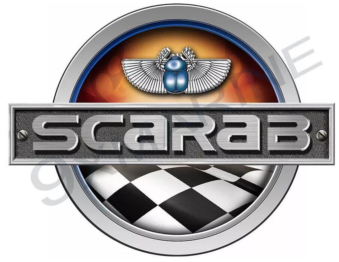 Scarab Classic Racing Round Vinyl Decal Boat Sticker, 7.5" X 9" - Etsy