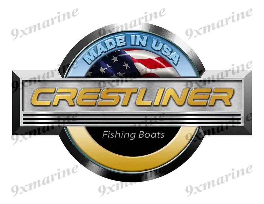 Crestliner Fishing Boats Vinyl Decal Boat Sticker, 10" X 7" - Etsy