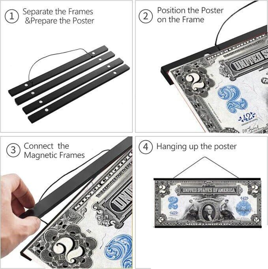 Buy 4 Currency Posters and Get a Hanger for .99 Cents. (print Not ...
