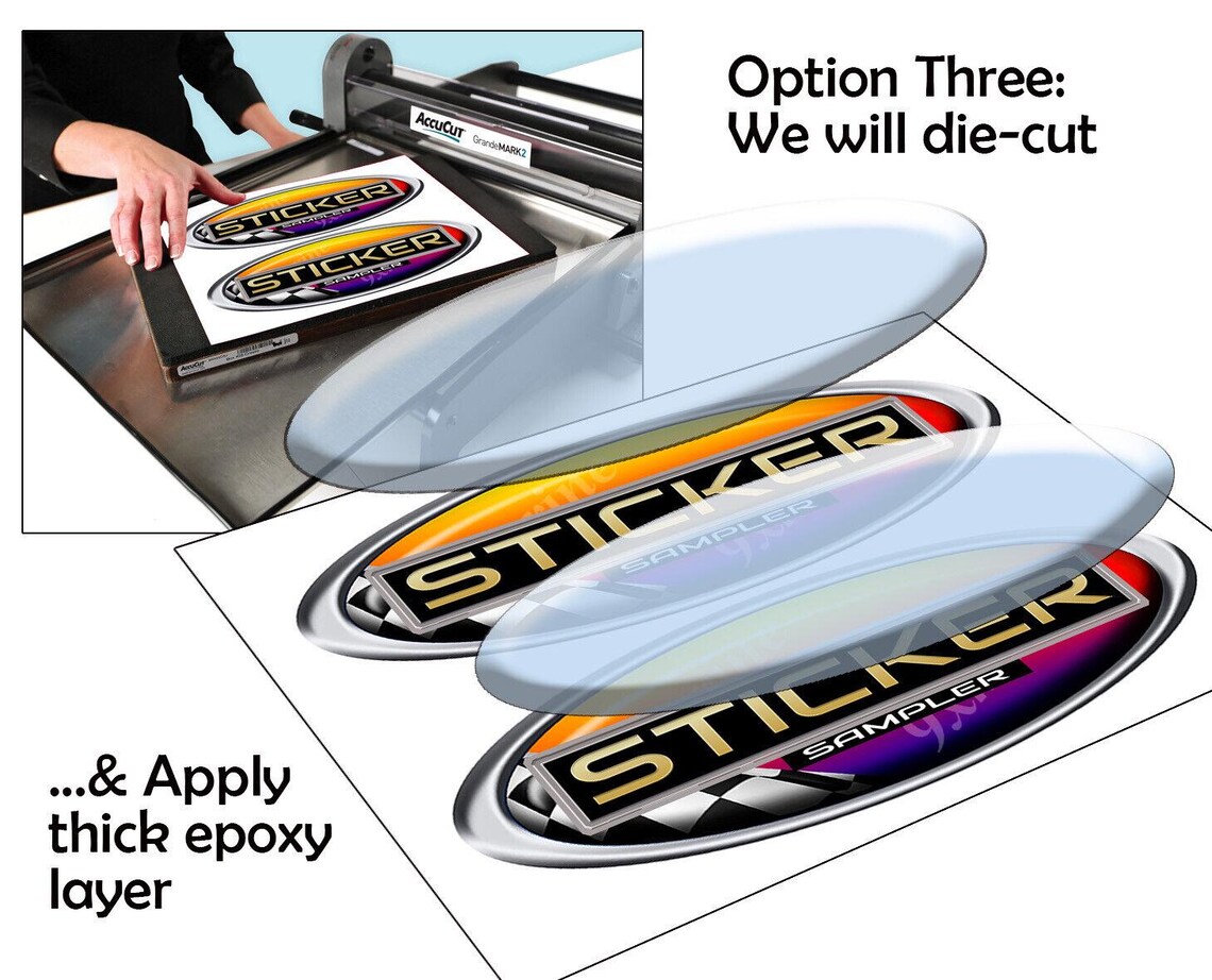 Set of 2 Sea Ray Sundancer Racing Oval Vinyl Stickers, Faux 3d Look, 10 ...
