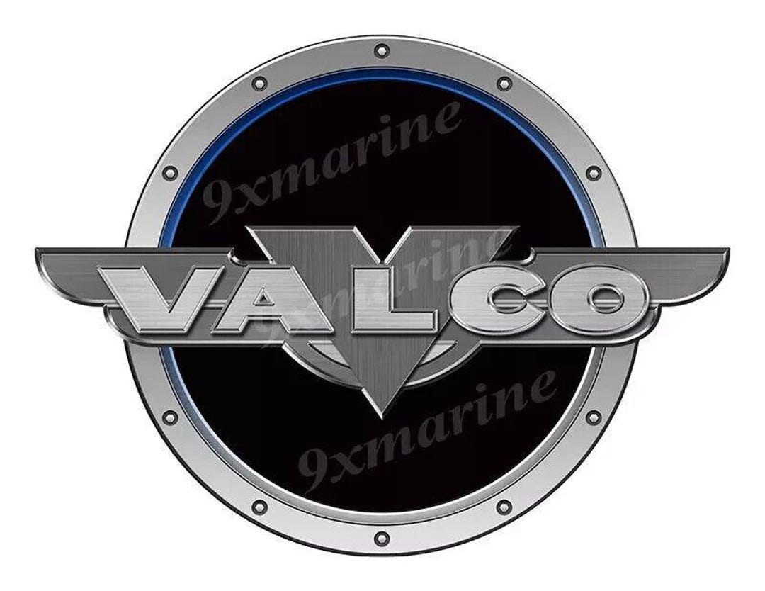 Valco Round Vinyl Decal Boat Sticker 10" X 7.5"" - Etsy