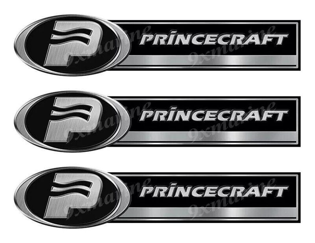 Princecraft Name Plate Vinyl Decal Boat Stickers 3 Pc Set, 10" X 2" - Etsy