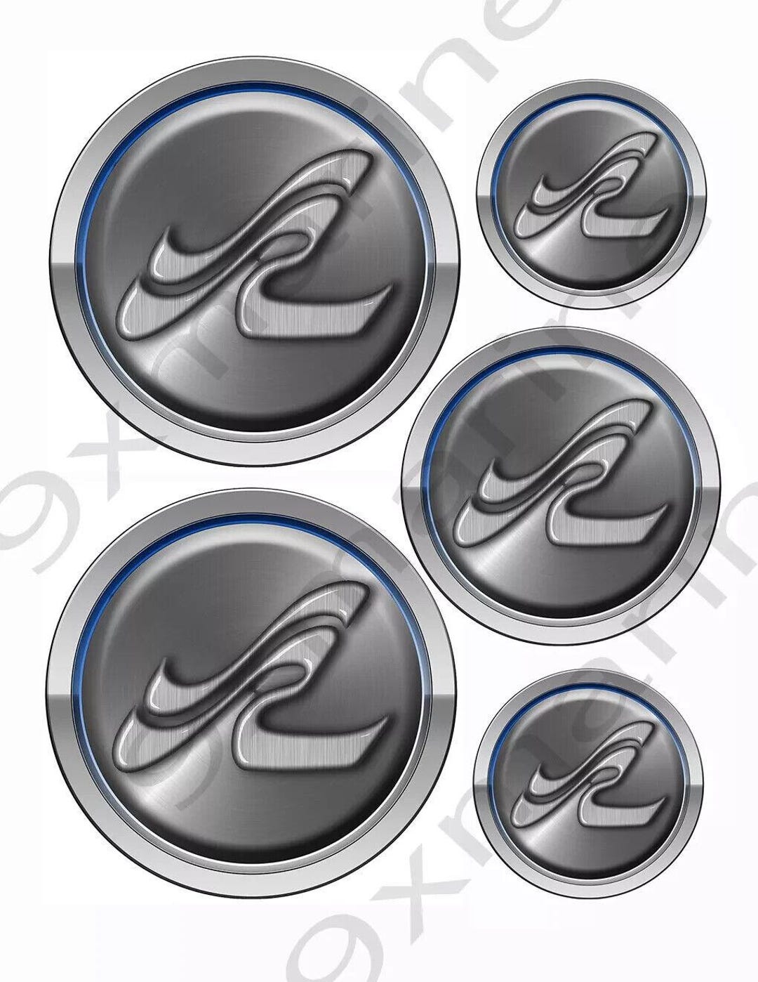 Sea Ray Round Radar Arch Vinyl Decal Boat Stickers 5 Pc Set, 5", 3", 2 ...
