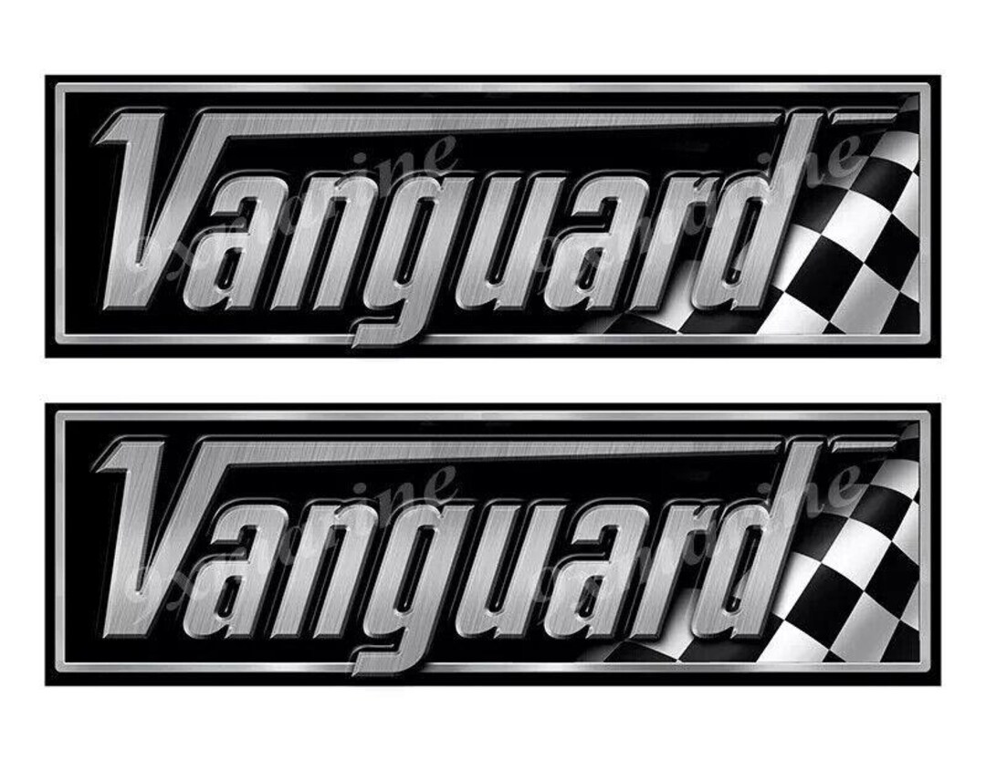 Vanguard Name Plate Vinyl Decal Boat Stickers 2 Pc Set, 10" X 3.5" - Etsy