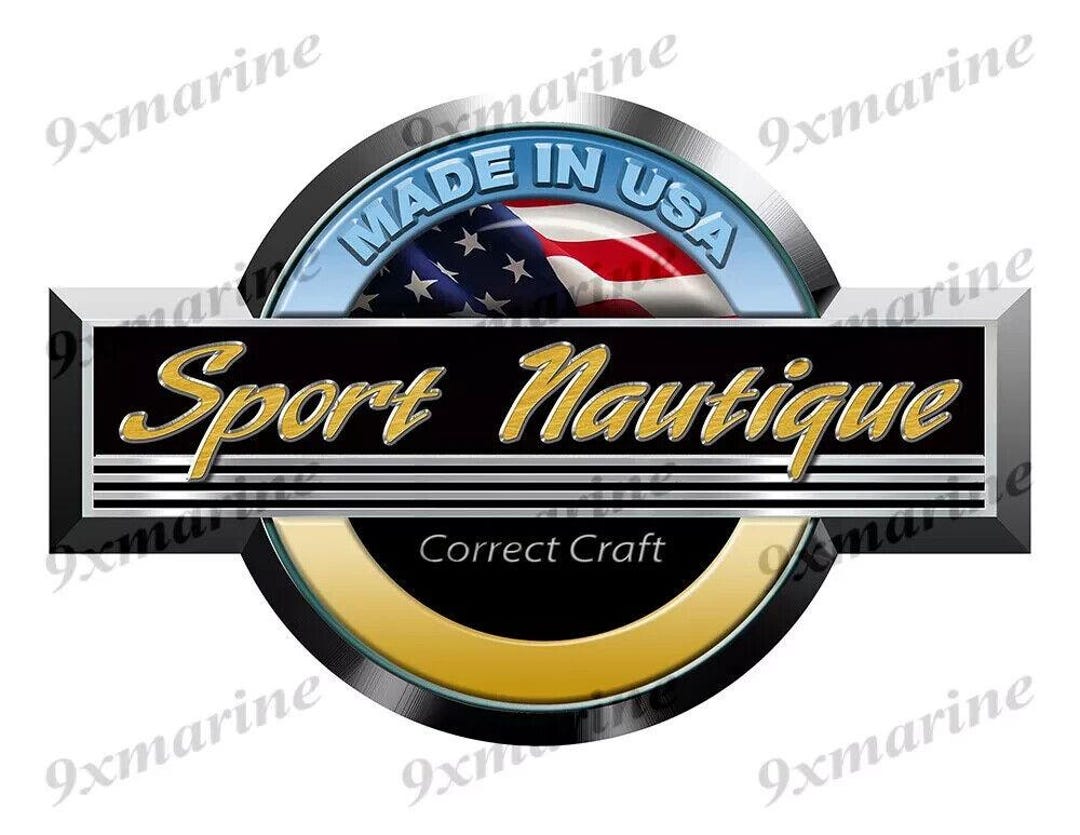 Sport Nautique Correct Craft Vinyl Decal Boat Stickers, 10" X 7" - Etsy