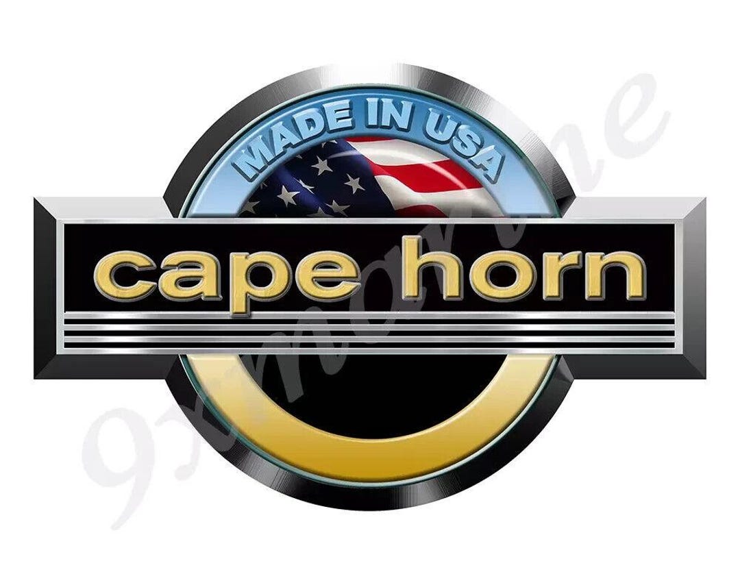 Cape Horn Round Vinyl Decal Boat Sticker, 10" X 7" - Etsy