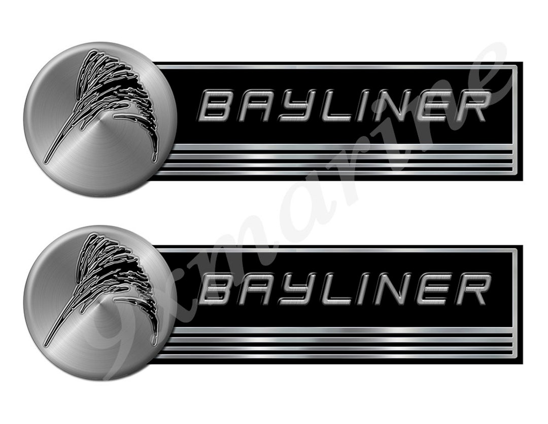 Two Bayliner Classic Stickers 10 Long Each on Waterproof Laminated ...