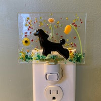 Poodle Dog Solar Light - With Name Custom for Misti Lantz - Etsy