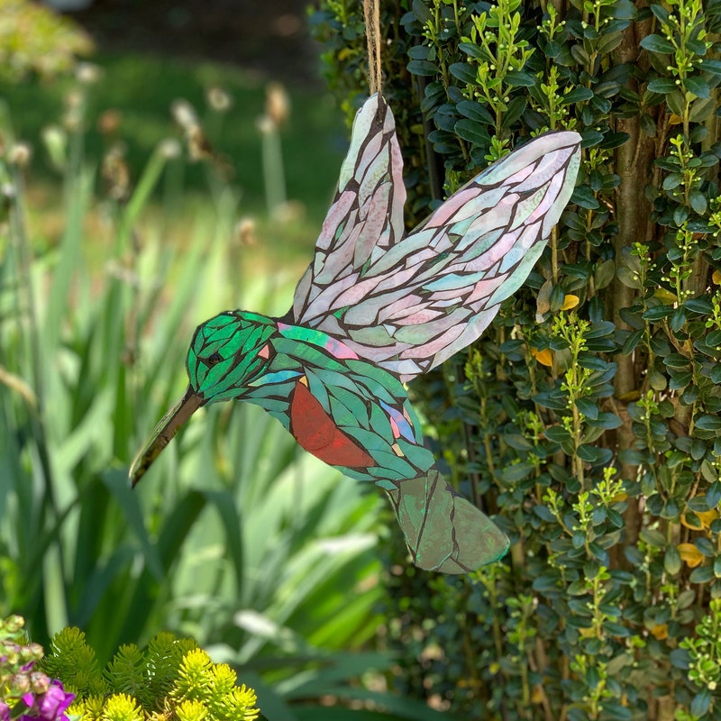 Glass Hummingbird - Etsy