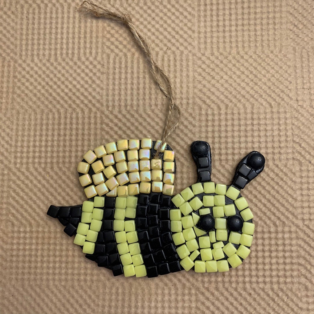 Bee Mosaic Kit, Mosaic Art Kit Bee Art - Etsy
