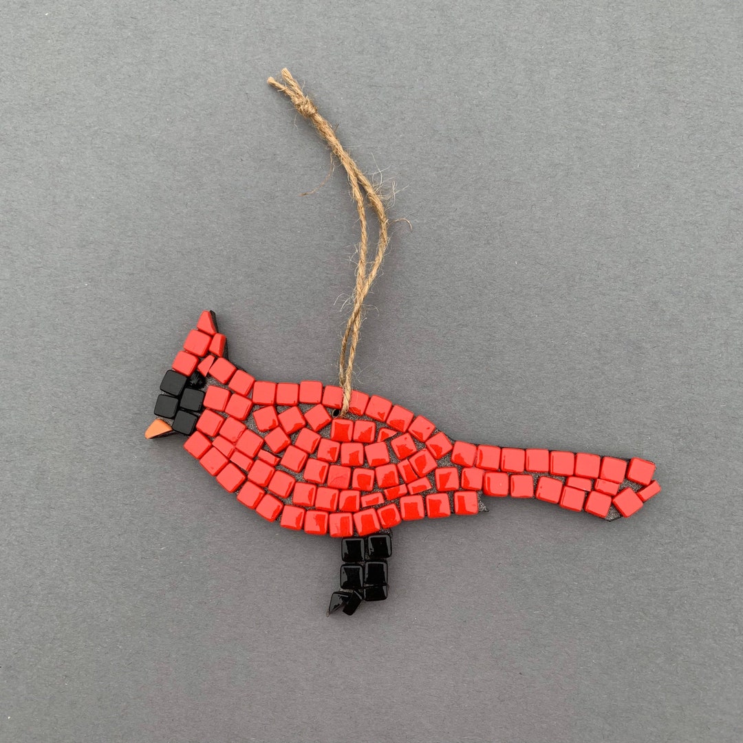 Cardinal Mosaic Kit, DIY Cardinal Art, Mosaic Kit for Adults, Mosaic ...