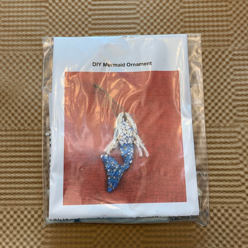 Mosaic Mermaid Kit DIY Mermaid Mosaic Kit | Etsy