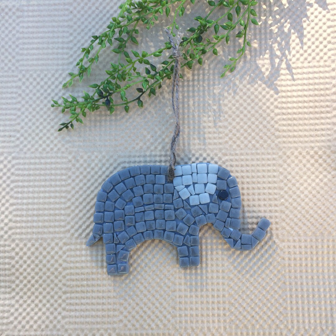 Elephant Mosaic Kit, Kids Craft Kit, Mosaic Art Kit - Etsy