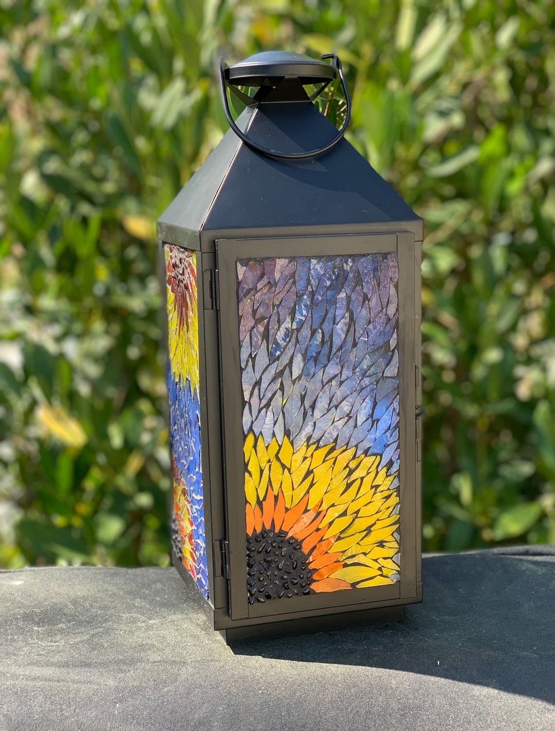 Stained Glass Lantern Large Mosaic Lantern Stained Glass - Etsy Stained Glass Lantern Large Mosaic Lantern Stained Glass - Etsy