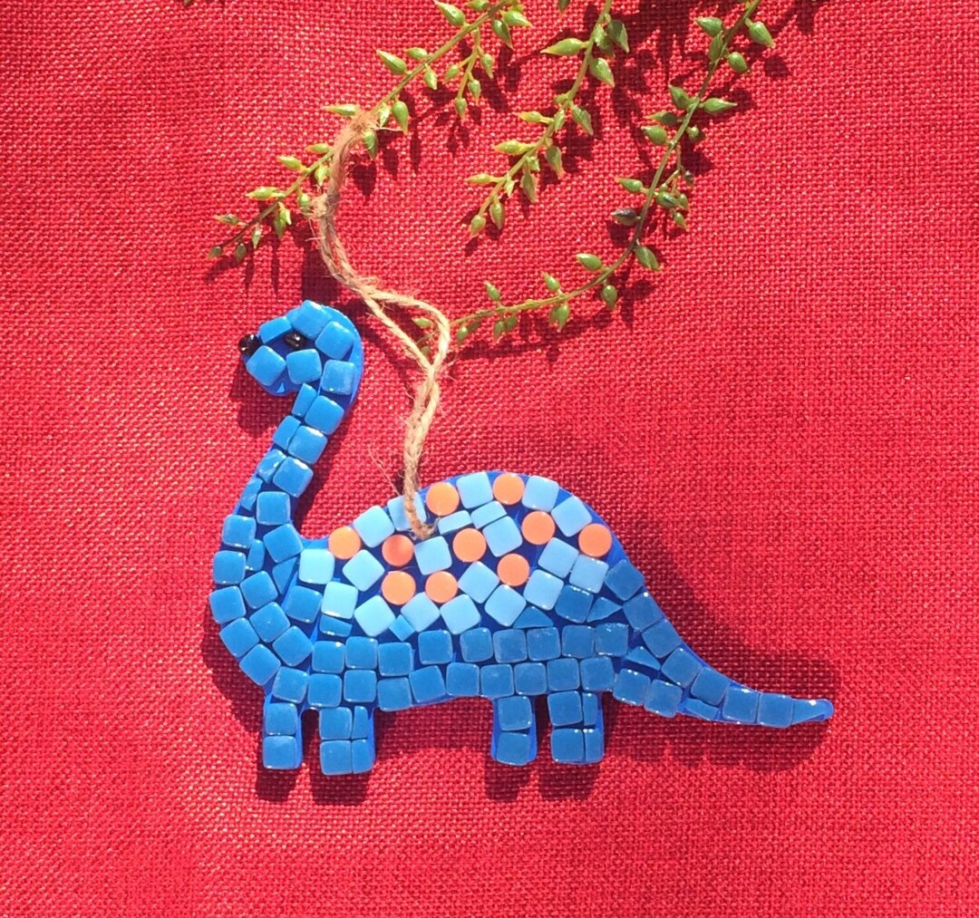 Dinosaur Craft Kit, Mosaic Dinosaur Kit, Dinosaur Kids Craft - Etsy