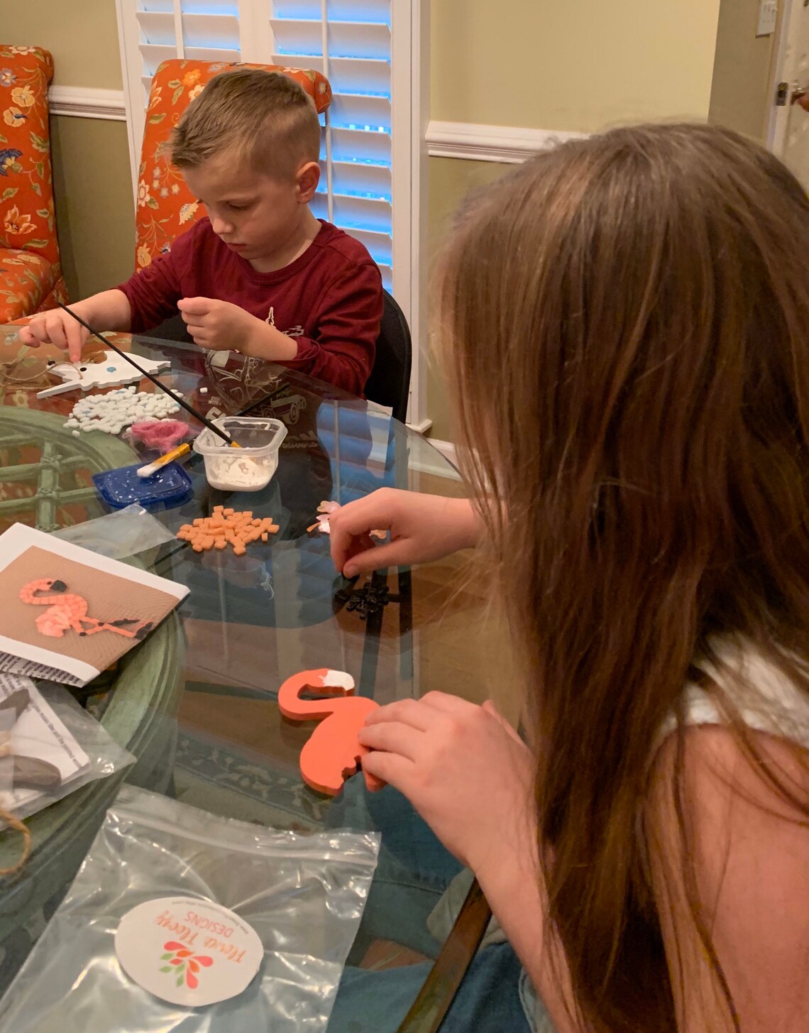 Mosaic Cat Kit Gray and White Cat Art Kit - Etsy