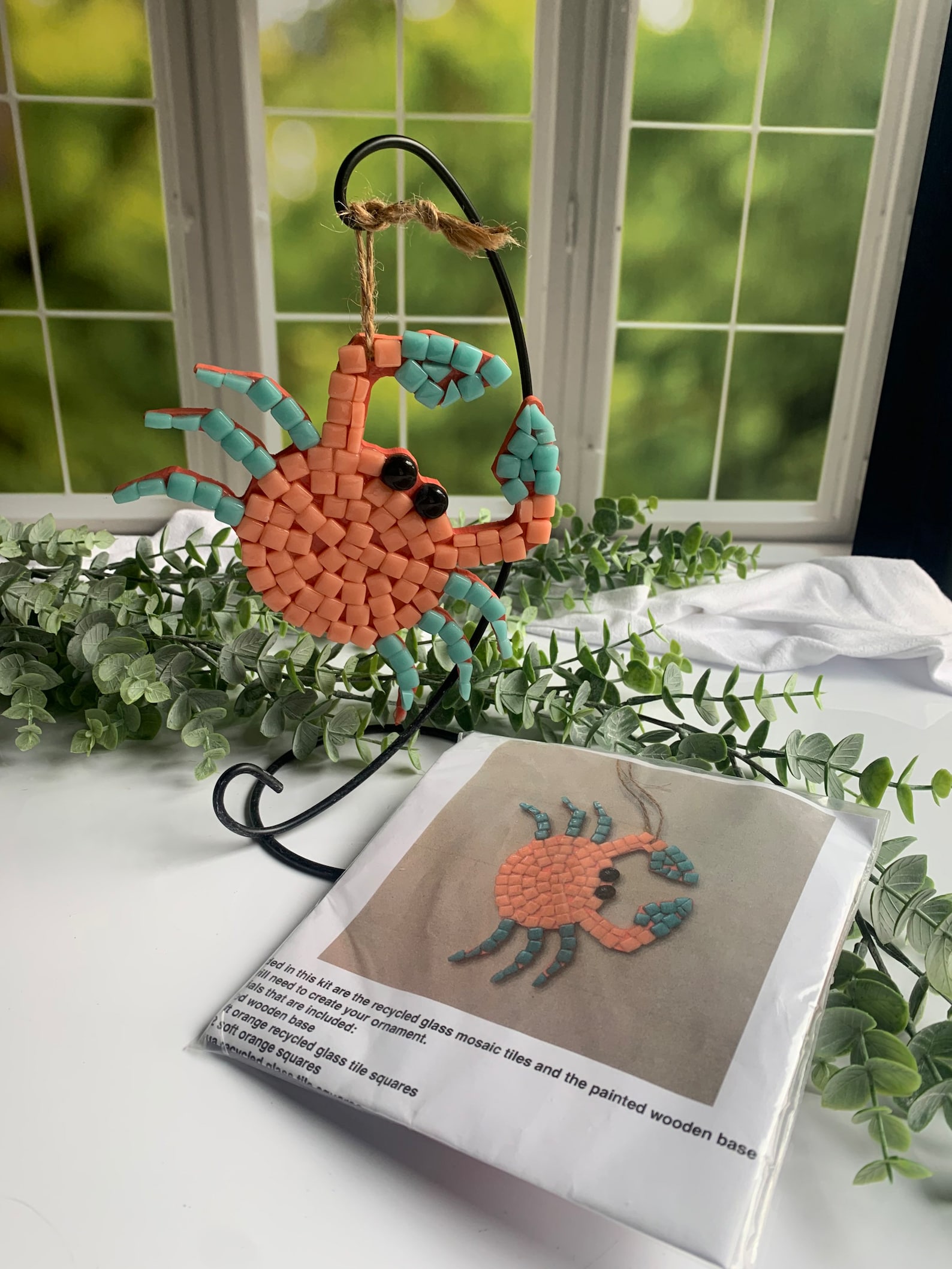 Mosaic Crab Kit DIY Craft Kit Mosaic Art Kit - Etsy