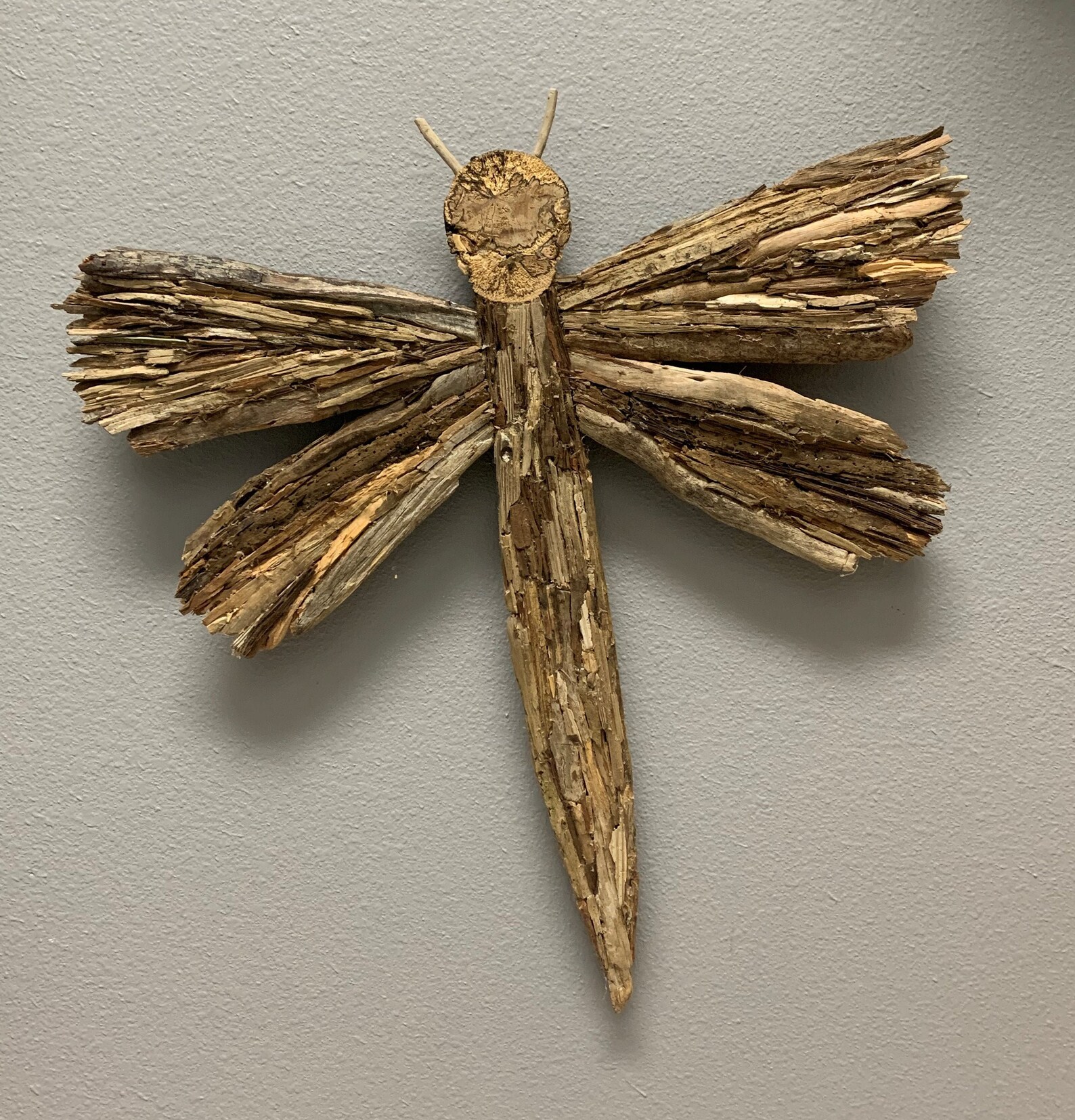 Handmade Driftwood Dragonfly - Etsy
