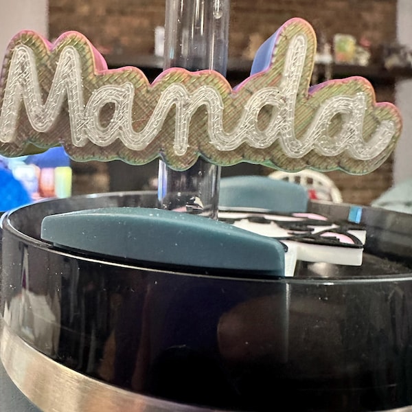 3D Personalized NAME Straw Topper | Made for Stanley Straws 10mm | Cup ...