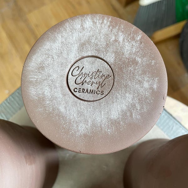 Custom Pottery Stamp, Pottery Signature Stamp, Personalized Clay Stamp ...