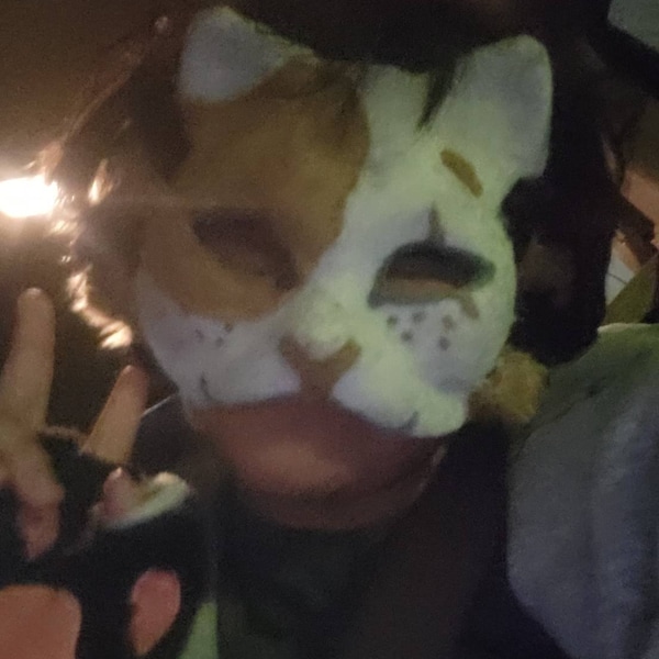 Custom Handmade Felt Cat Mask - Etsy