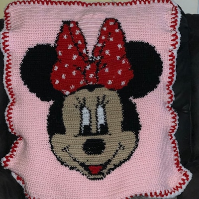 Minnie Mouse C2C Row by Row Written Instructions Graph PDF Download ...