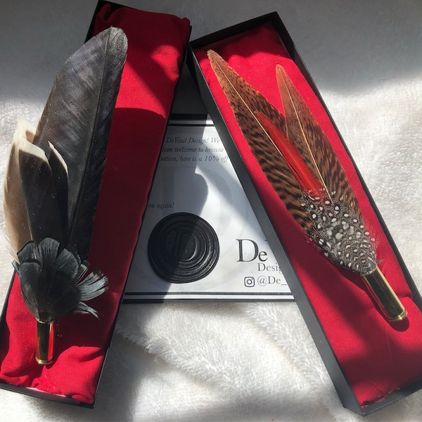 Customized Feather Pin, Made-to-order Boutonnière, Please Contact Us ...