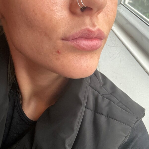 Silver Loose Beads Nose Ring- Dainty Nose Ring- Sterling Silver Nose ...