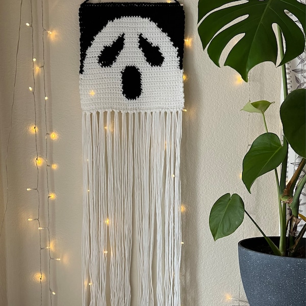 Ghost Tapestry Crochet Pattern / Wall Hanging / Instant Download ...