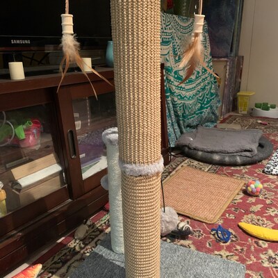 Cat Scratching Material Black Sisal Feline Sisal DIY Cat - Etsy