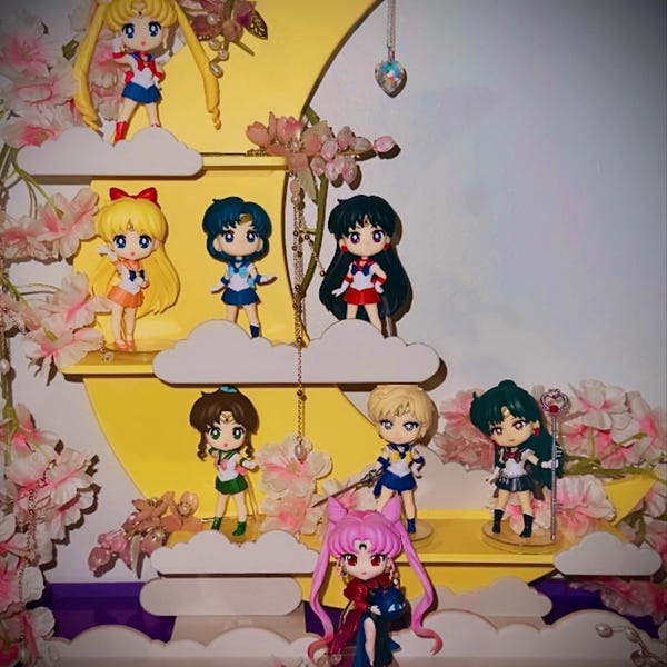Hirono Display Shelf Stand House - Moon and Cloud Series - Made by CG ...
