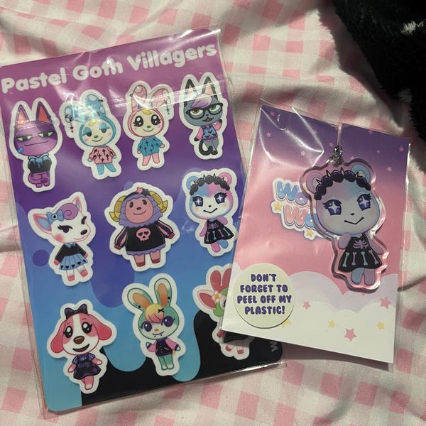Villager Witches Vinyl Stickers Animal Crossing - Etsy