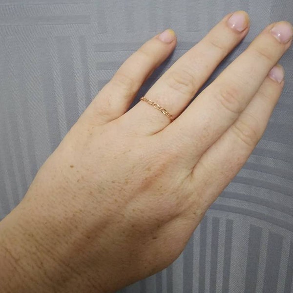 Permanent Cutting Gold Ring 16K Gold Plated Permanent Rings Gift for ...