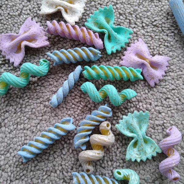 Pasta Coral Reef | Coral Reef Mix |sensory Bin |coral Reef Pasta ...