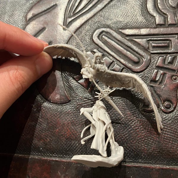 Female Planetar Angel Set of 3 DND Miniatures Faith Defender Collection ...