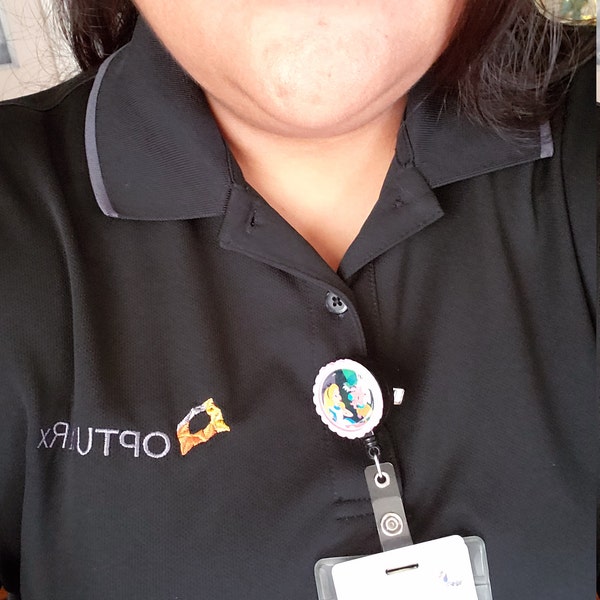 Eeg Tech Badge Holder,neurophysiology Tech Badge Reel, Neurology Badge ...