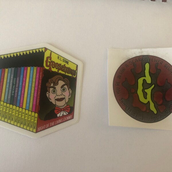 Goosebumps Vinyl Sticker - Etsy