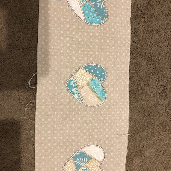 Crazy Patch Heart Machine Applique Design, Valentines Day Embroidery ...