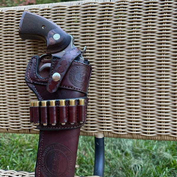 Cowboy Style Holster for Colt Python. Southern Charm Holsters Original ...