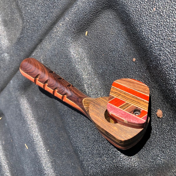 6 1/4" Long Laminated Hardwood Pipe With Fancy Swivel Top - Etsy