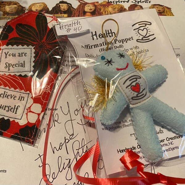 Friendship Heart Ornament, Gratitude Gift, Card Insert, Package ...