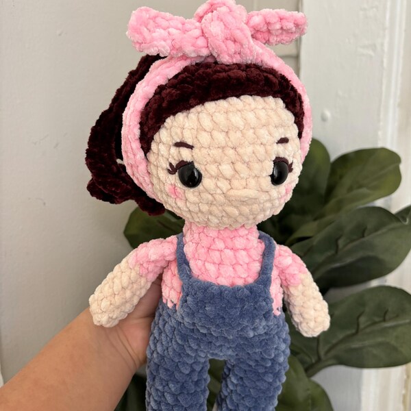 Crochet Ms. Rachel Pattern, Ms. Rachel Doll Pattern, Ms. Rachel Crochet ...
