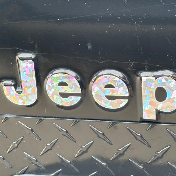 Sunflower Jeep Emblem Sticker Decal, Wrangler JK, TJ, JL, Gladiator ...