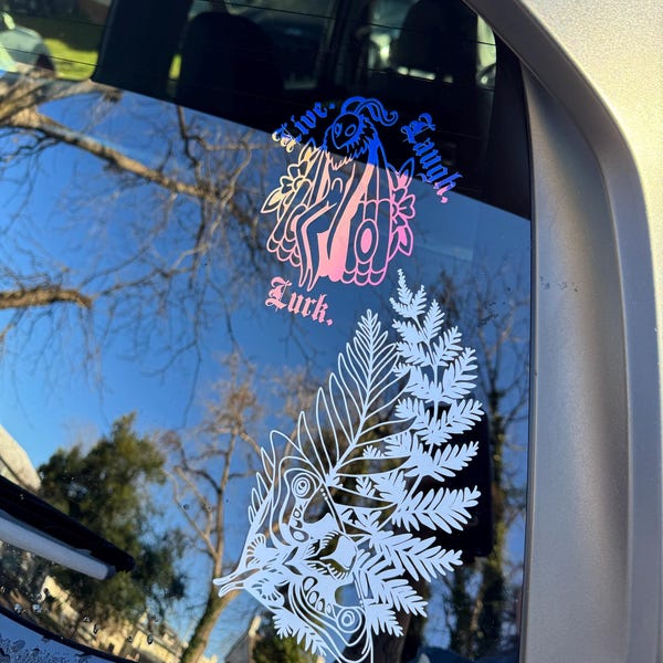 Stay Feral Car Decal | Car Window Decal Sticker | Laptop Decal | Trendy ...