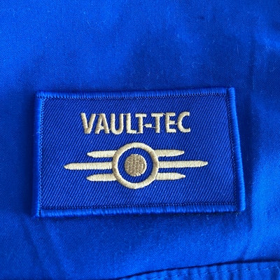 Vault-tec Fallout Insipried Patch Cosplay 3x2 Inches Hook and Loop ...
