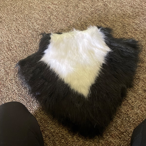 Custom Color Fursuit Scarf, Furry Neck Cover, Kigurumi Neck Bib, Faux ...